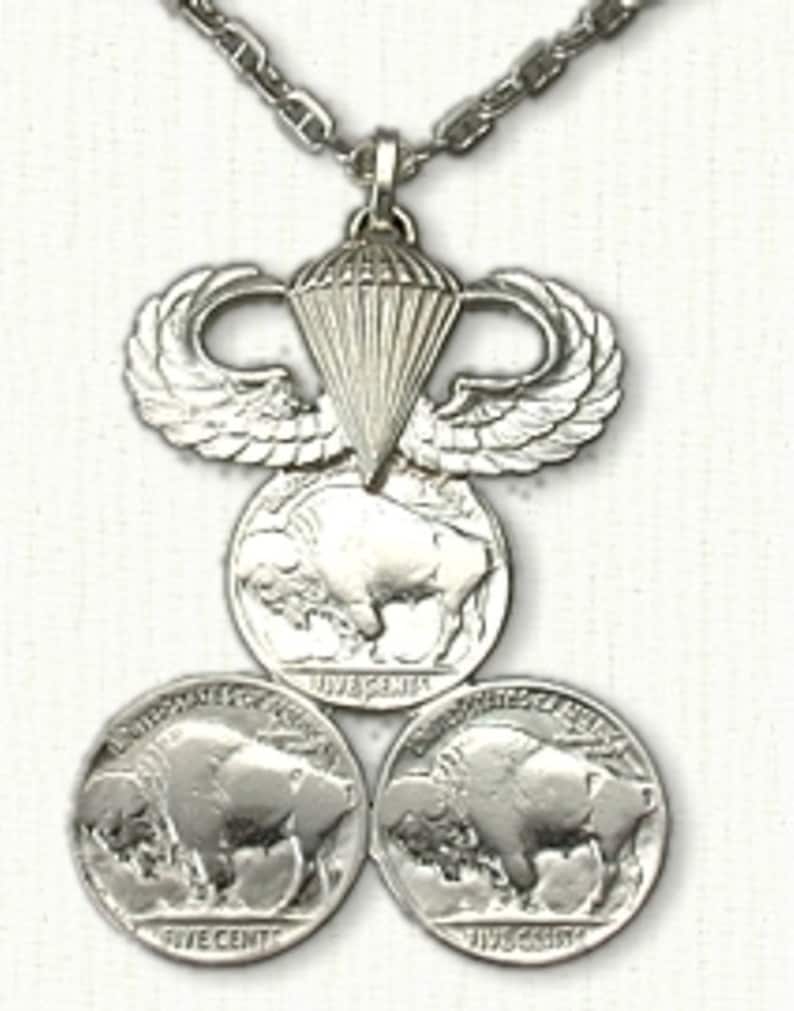 555th "triple Nickel" Pendant WITH or WITHOUT Jump Wings in Sterling ...