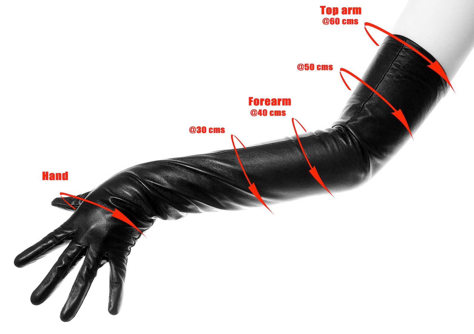 Long Black Opera Leather Gloves - Etsy