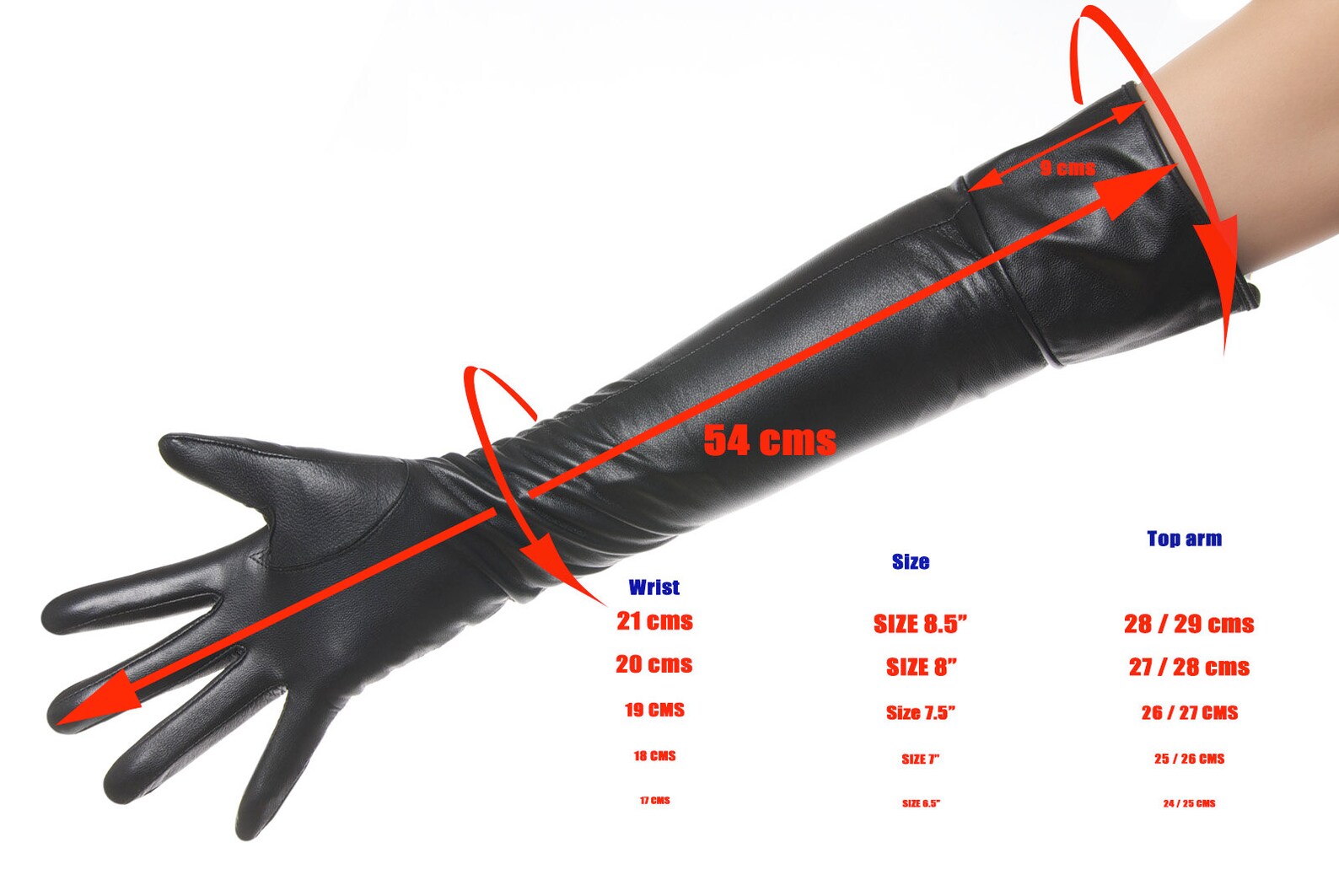 Black Leather Opera Gloves Fold Down Side Buttons - Etsy