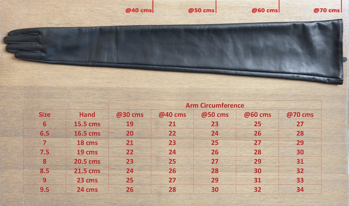 Extra Long Black Leather Opera Gloves 70 Cms - Etsy