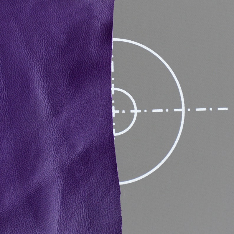 Long Purple Leather Opera Gloves Vintage Pattern Button Wrist - Etsy