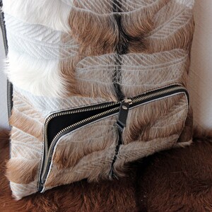 COWHIDE FEATHER BAG, Hand Carved Leather Bag, Tooled Leather Purse in ...