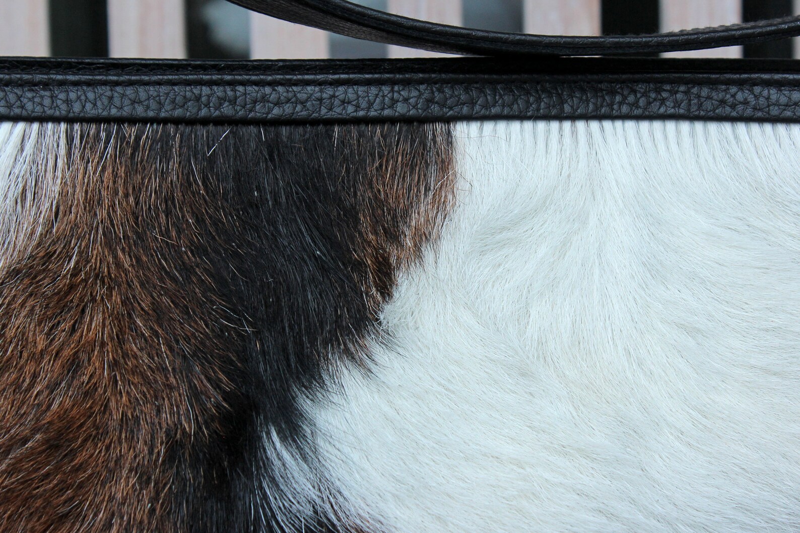 COWHIDE PURSE, COWHIDE Handbag, Leather Tote Bag. Country Tote Bag in ...