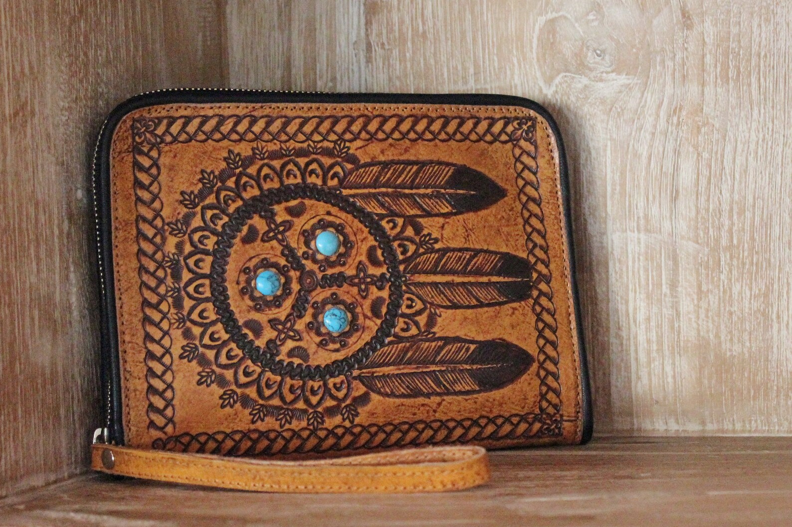 BOHO WOMENS WALLET Leather Purses and Wallet Wallet With | Etsy