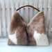 SHOULDER BAGS for WOMEN Handbags in Brown White Hide Hair Leather ...