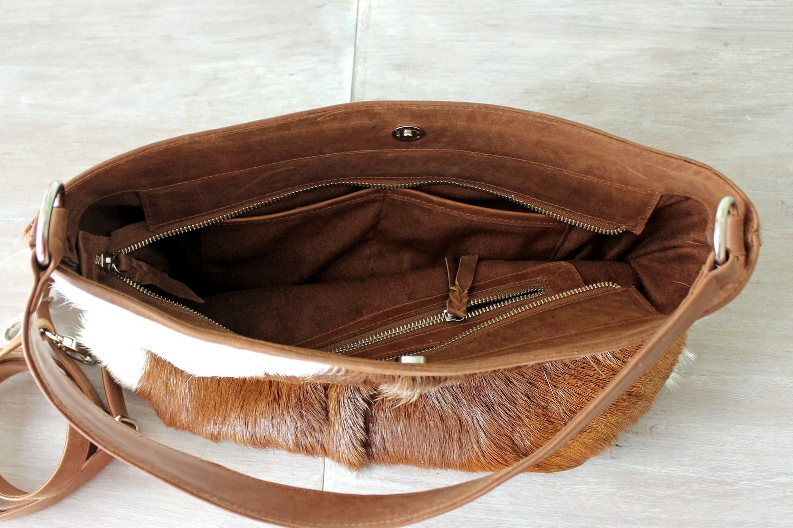 COWHIDE PURSE COWHIDE Handbag Leather Tote Bag Country Tote - Etsy