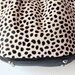 SMALL LEATHER PURSE Animal Print Tote Hair on Hide Bag Black - Etsy