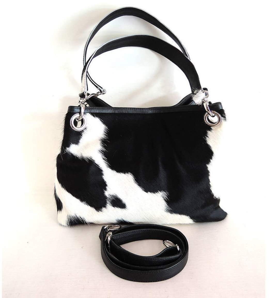 DESIGNER BAG, COWHIDE Handbags / Cowhide Shoulder Bag / Cow Fur Bag ...