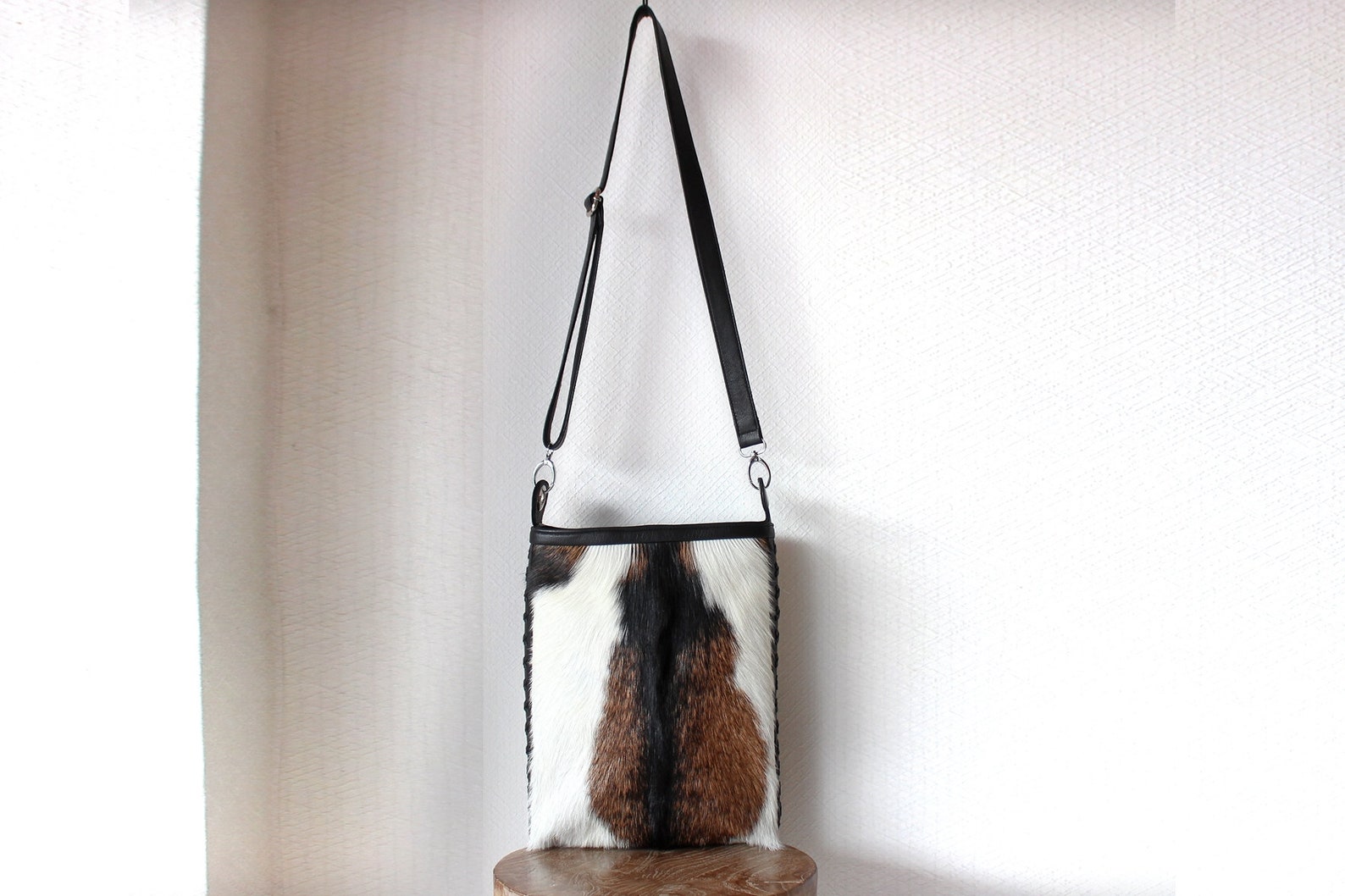 BROWN COWHIDE BAGS Cowhide Weekender Bag Cowhide Leather - Etsy