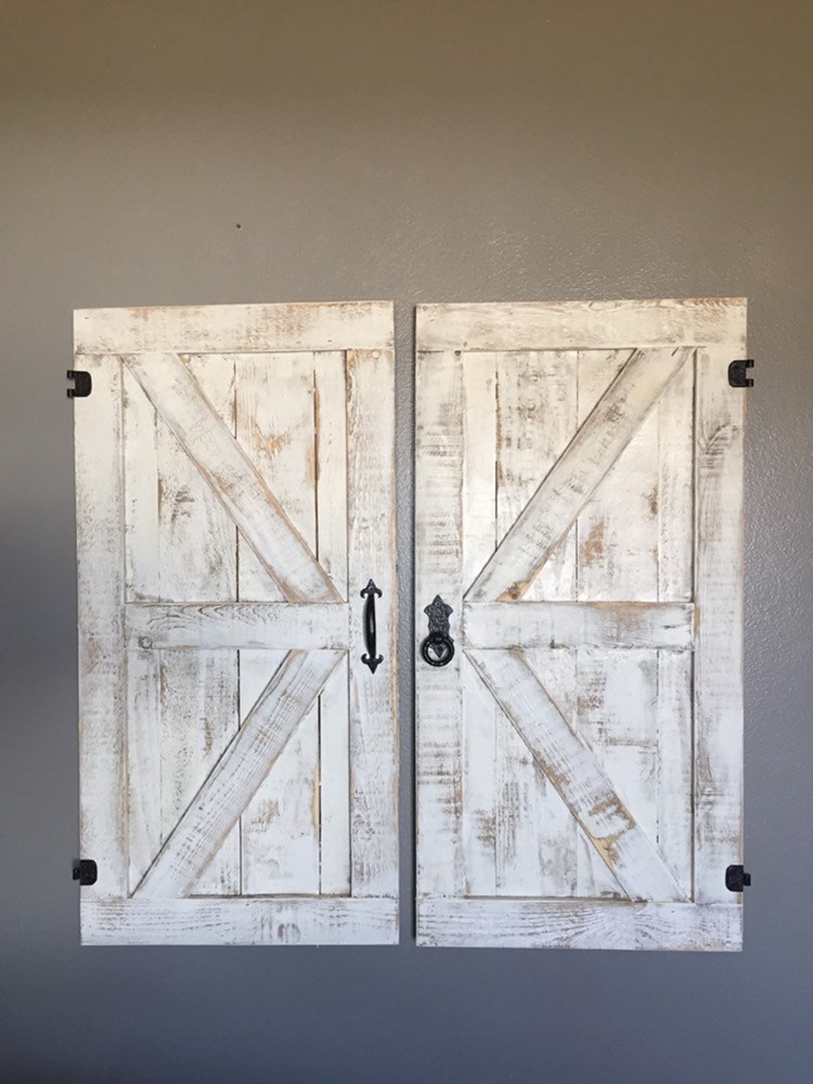 Mini Barn Door Shutters FREE SHIPPING | Etsy