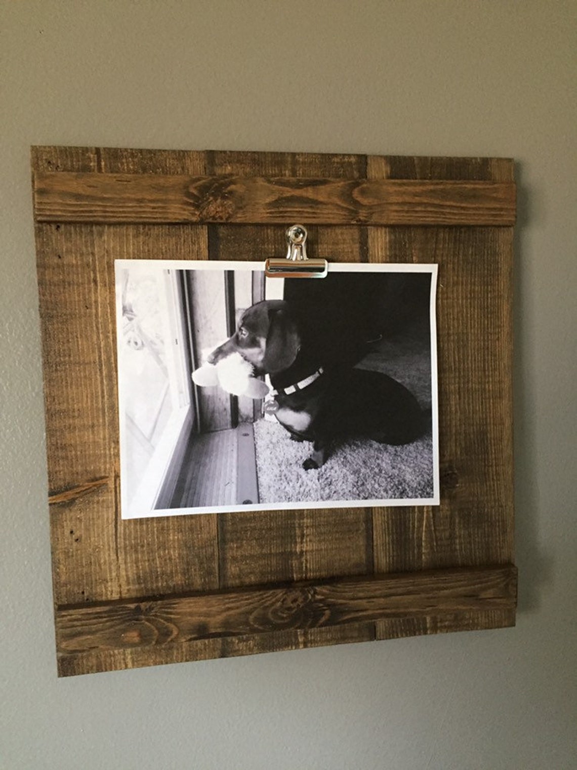 Pallet Wood Picture Frame - Etsy