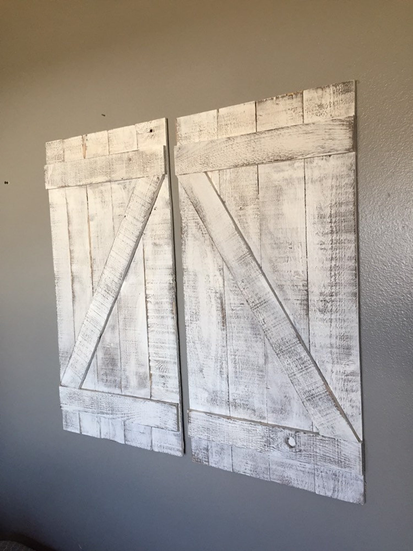 Rustic Pine Shutters FREE SHIPPING | Etsy