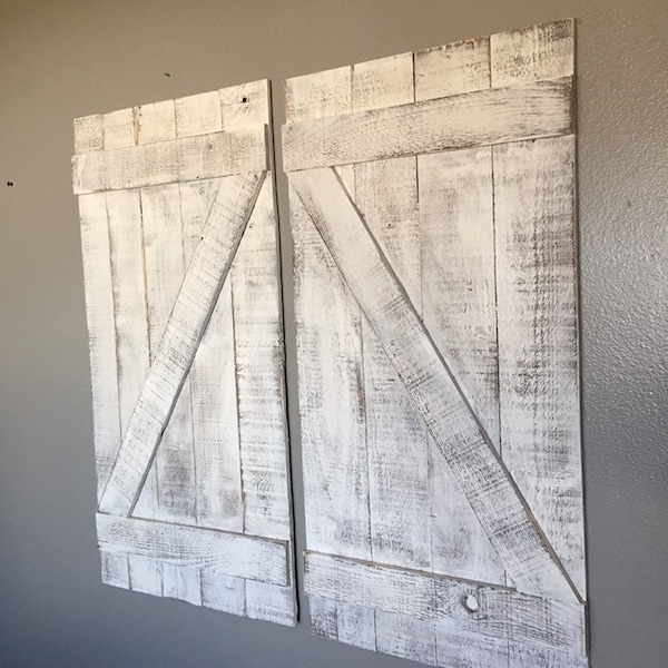 Rustic Shutters - Etsy
