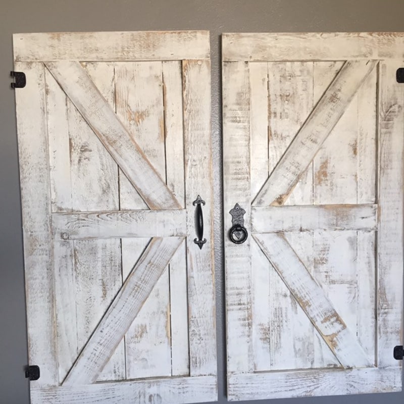 Barn Door Window Shutters - Etsy