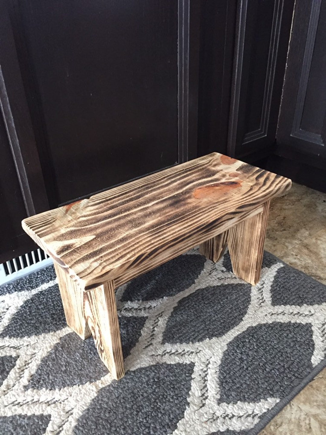 Rustic Wood Step Stool FREE SHIPPING - Etsy