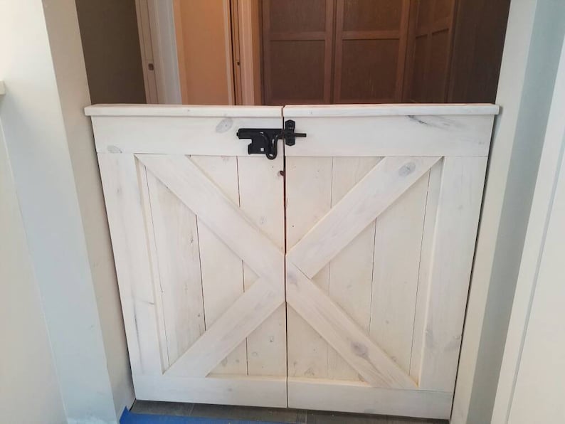 32 in Barn Door Style Baby or Pet Gate FREE Shipping | Etsy