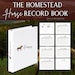 The Homestead Chicken Record Book - Etsy
