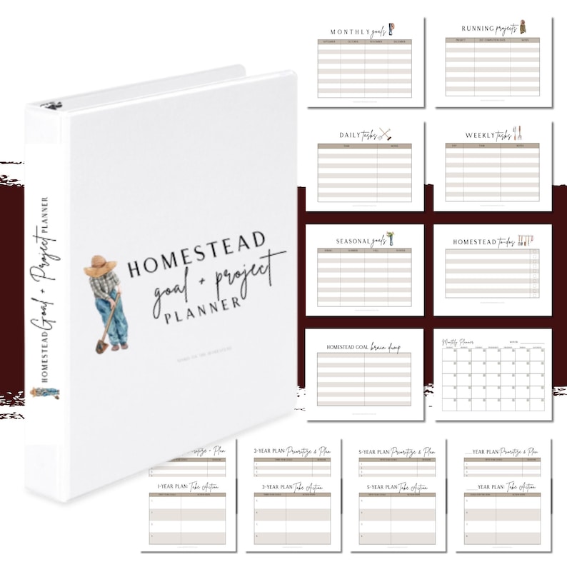 The Homestead Management Planner (PDF) - Etsy