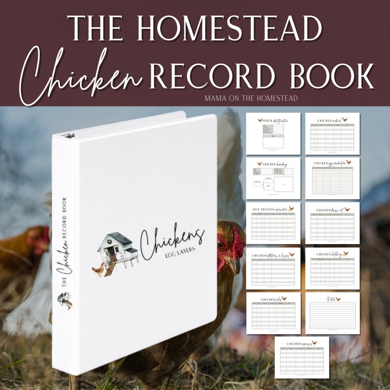 Poultry Record Book - Etsy