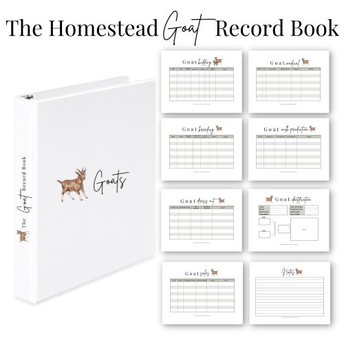 The Homestead Cattle Record Book - Etsy