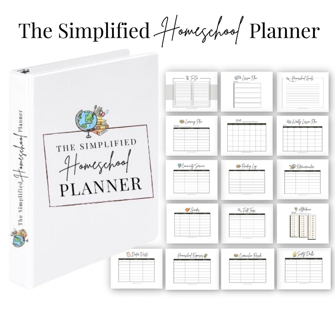The Simplified Homeschool Planner - Etsy