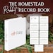 The Homestead Goat Record Book - Etsy