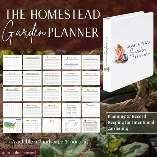 Ultimate Backyard Homestead Printable Kit Garden Planner - Etsy