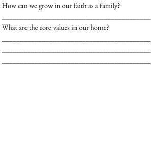 Family Mission Statement Workbook - Etsy