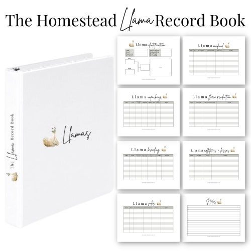 The Homestead Cattle Record Book - Etsy