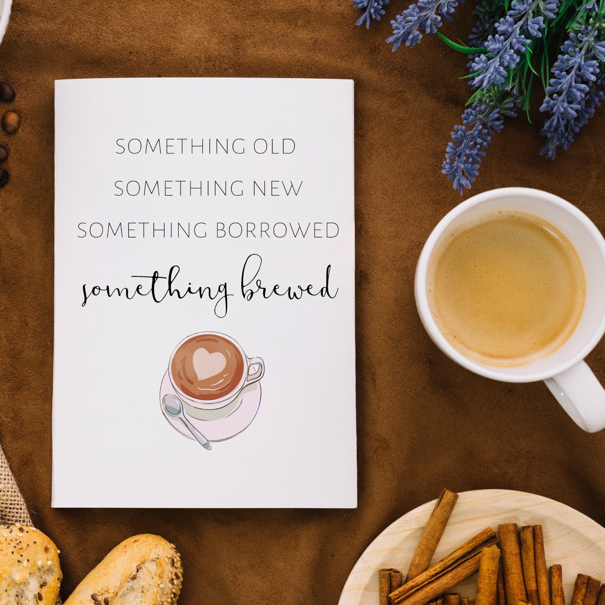 Something Brewed, Bridal Coffee Bar Sign, Bridal Brunch Sign, Wedding ...