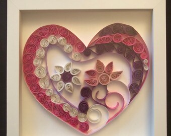 Quilled heart | Etsy