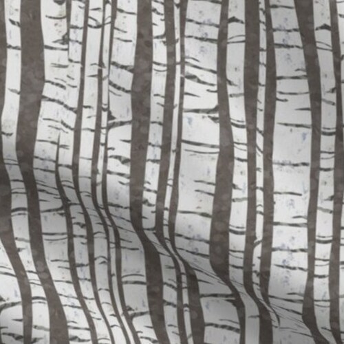 One 1 Curtain Panel Organic birch Tree Green - Etsy