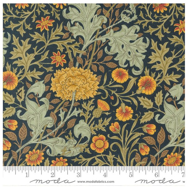 Morris Meadow Fabric - Etsy Morris Meadow Fabric - Etsy