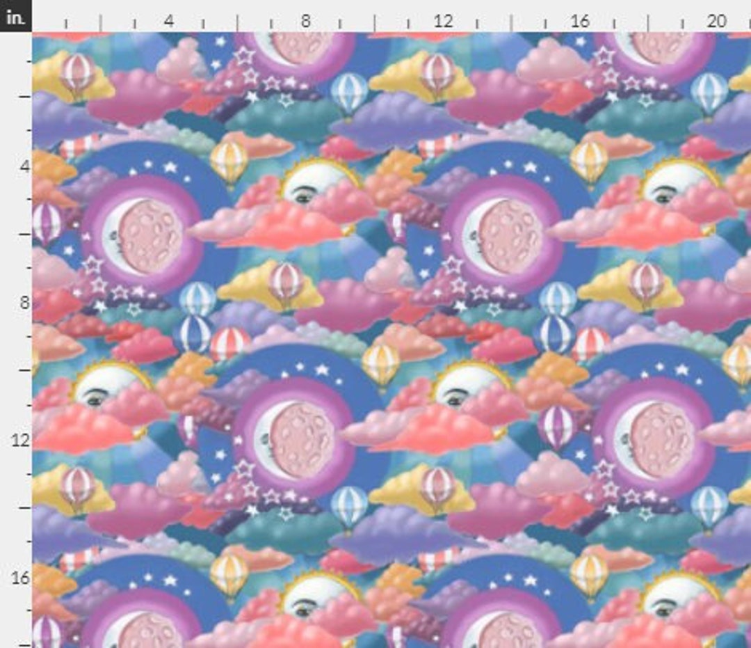 Organic Cotton moon and Sun One Curtain Panel Home Decor for Kids, Fun ...