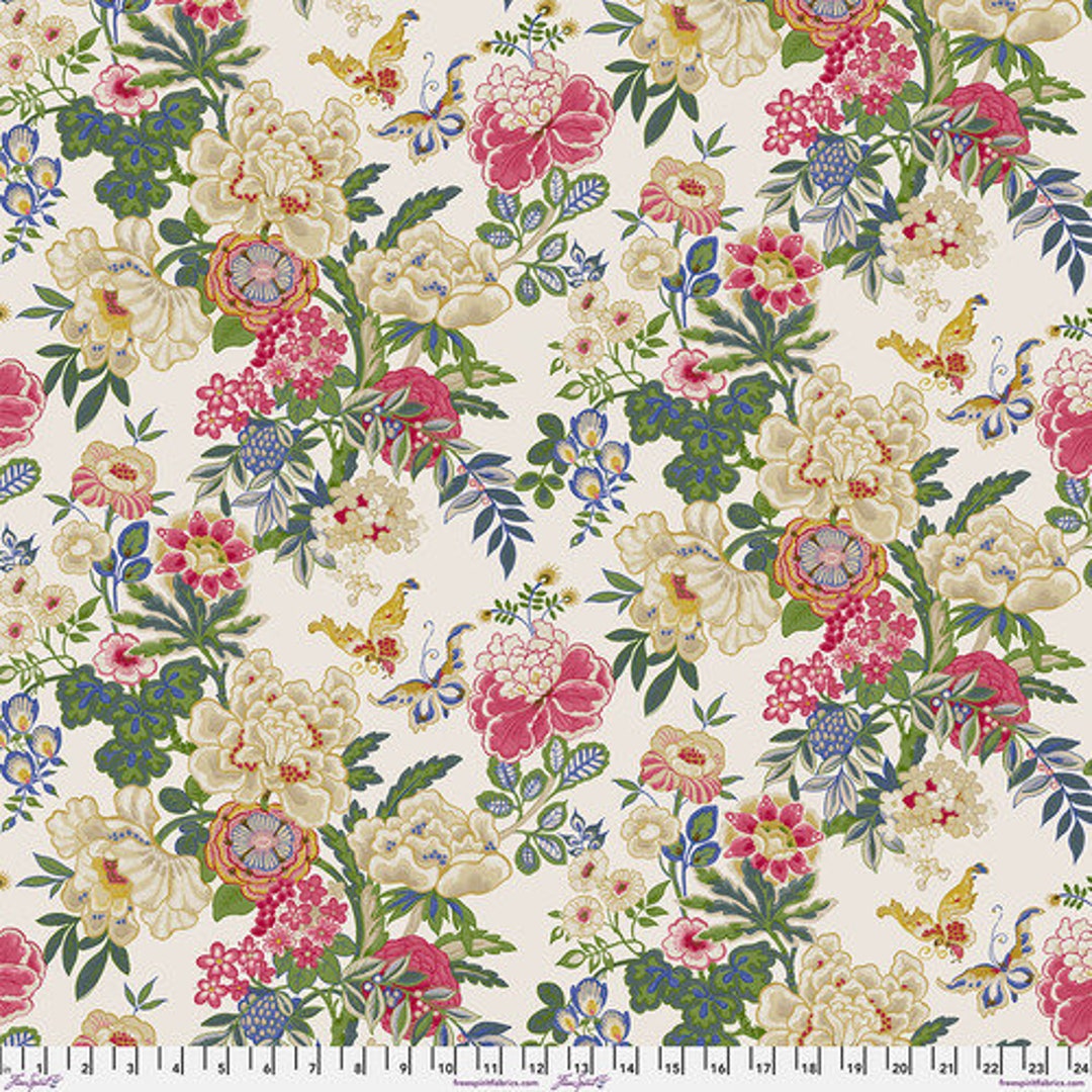 Table Linens "emperor Peony" - Water Garden Sanderson for Freespirit ...