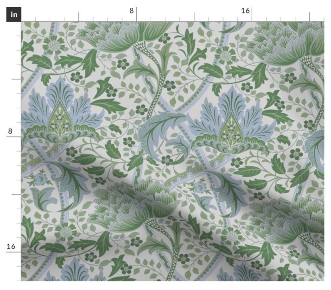 One (1) Curtain Panel or Valance - "william Morris - Windrush River ...