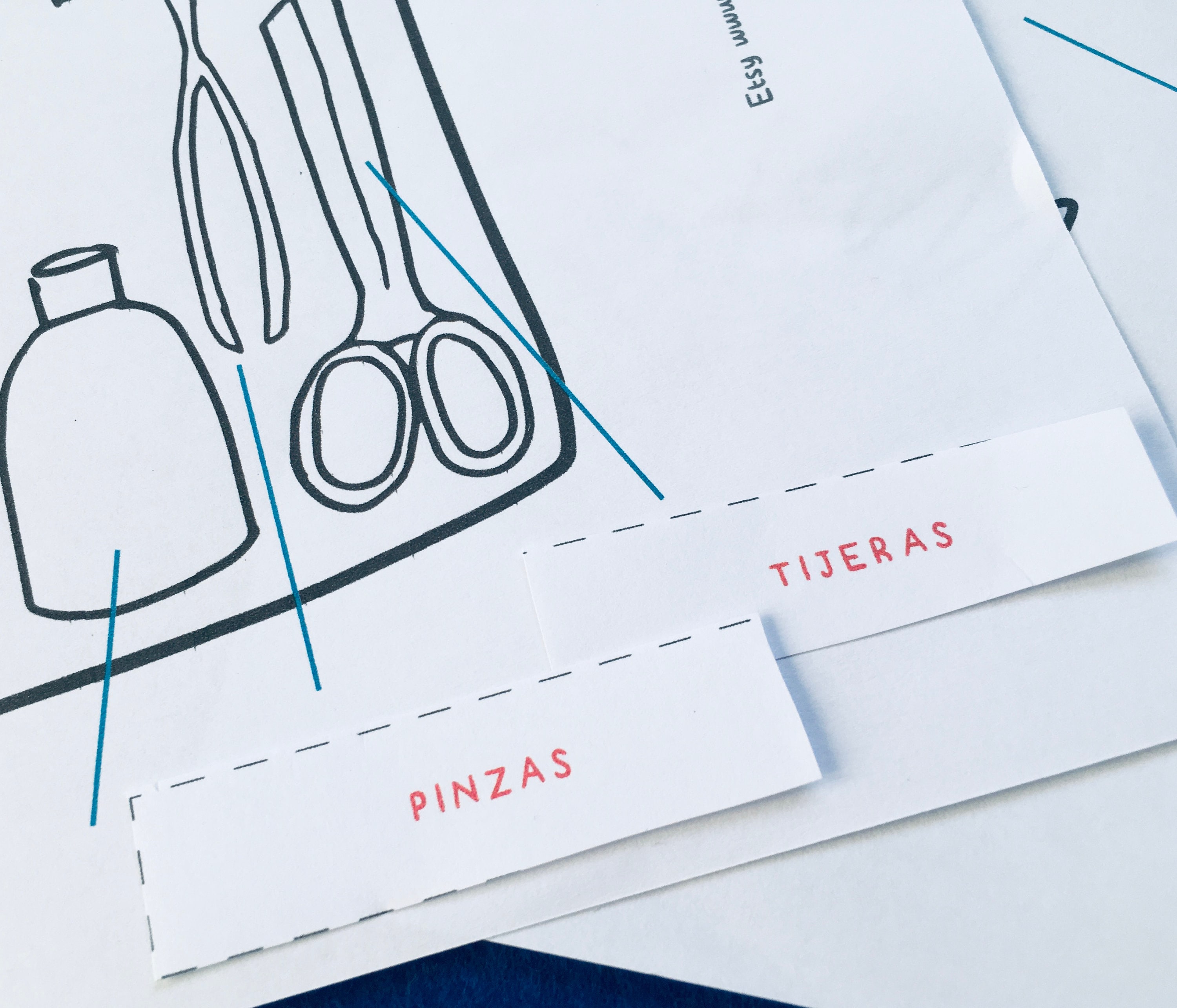 Spanish and English First Aid Kit Home Education Printable Homeschool ...