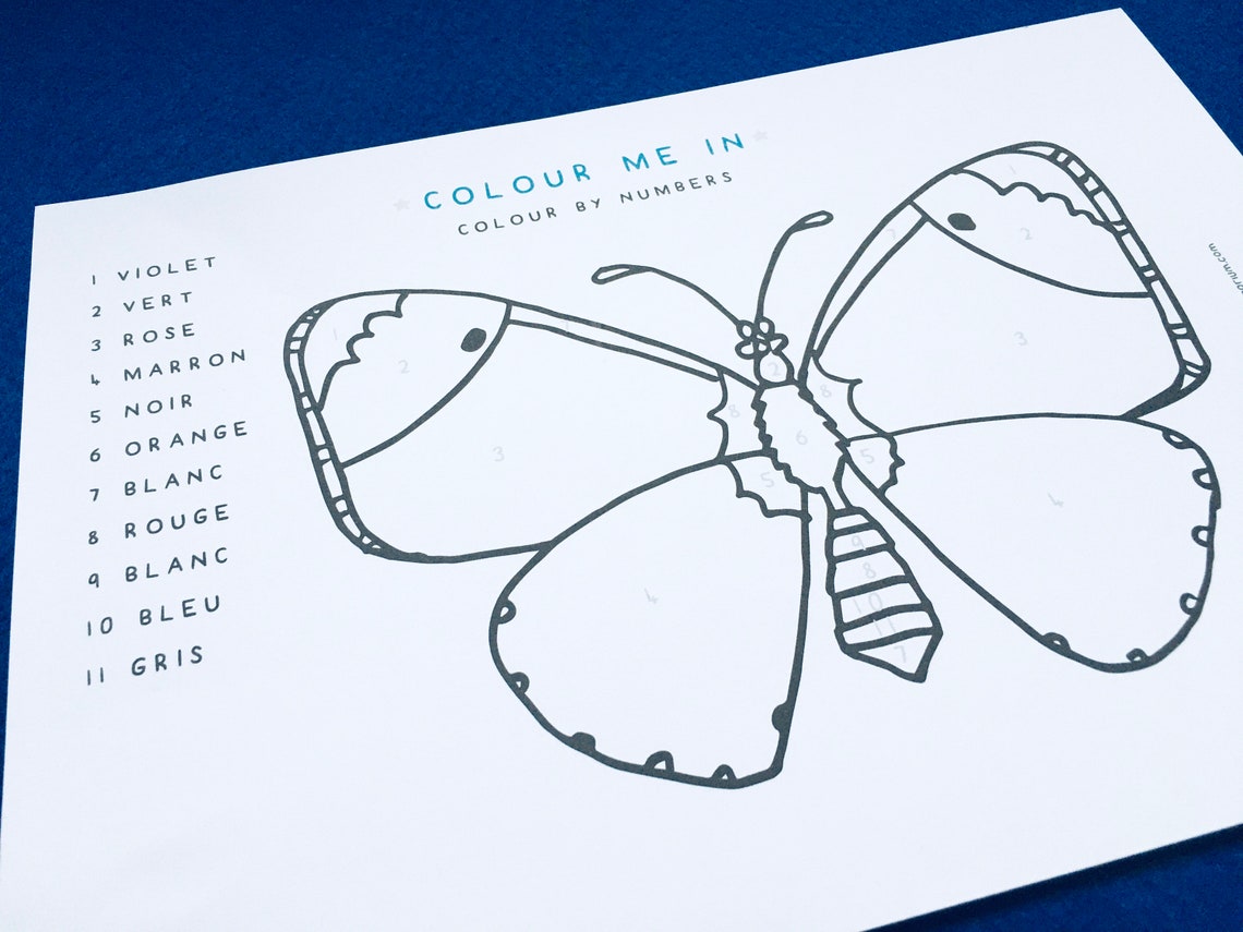 French English Colours Translation Printable | Homeschool | Montessori ...