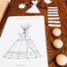 Native American Anatomy of a Tipi Home Education Homeschool Printable ...