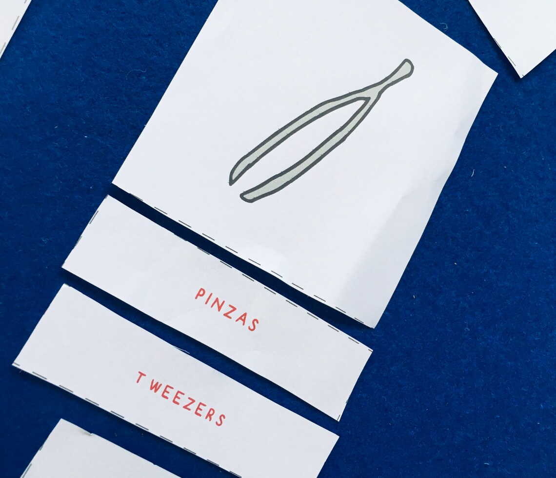 Spanish and English First Aid Kit Home Education Printable Homeschool ...