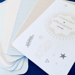 Intention and Affirmation Meditation Cards for Children - Etsy