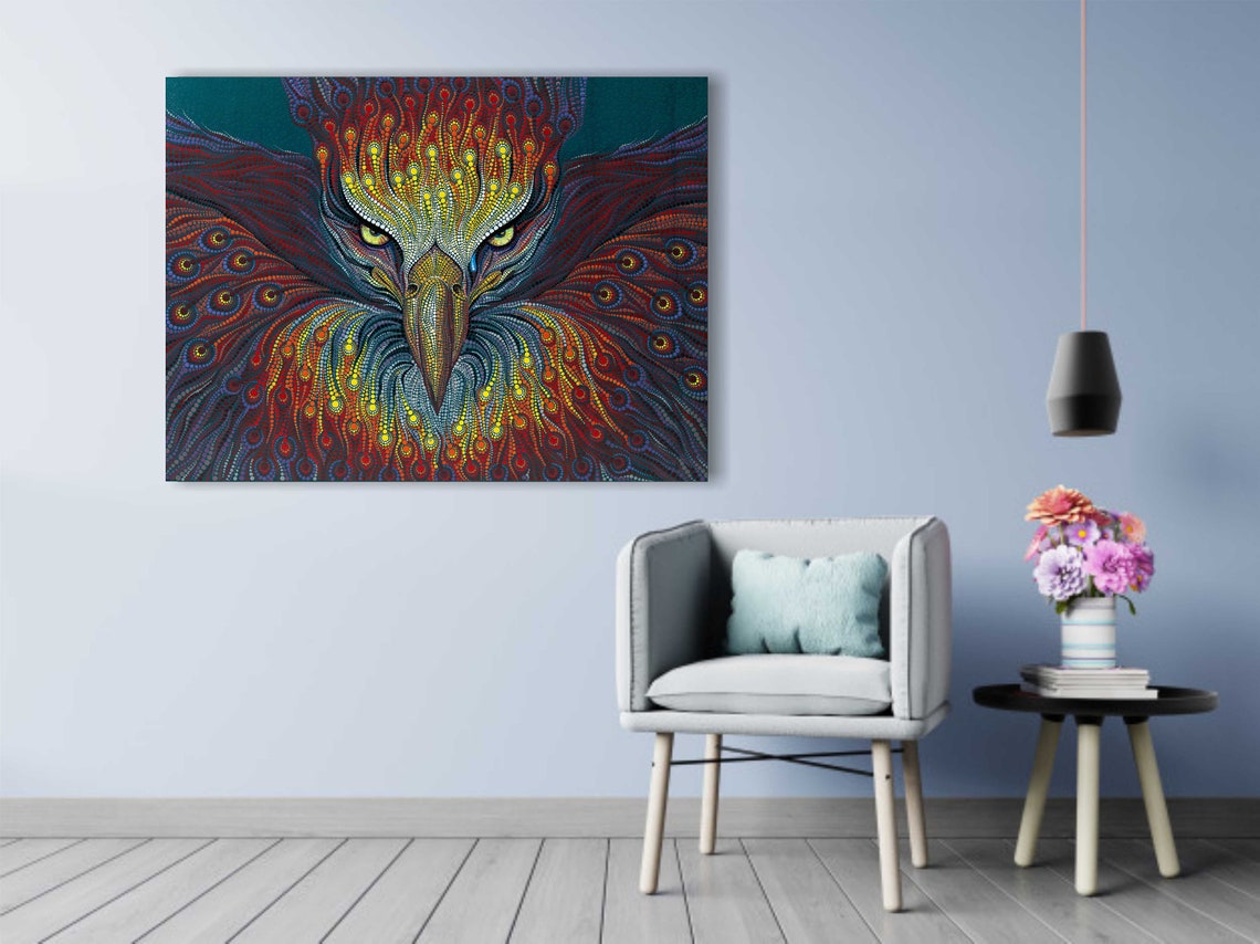 Digital Phoenix Pattern. Digital Template and Design With a - Etsy