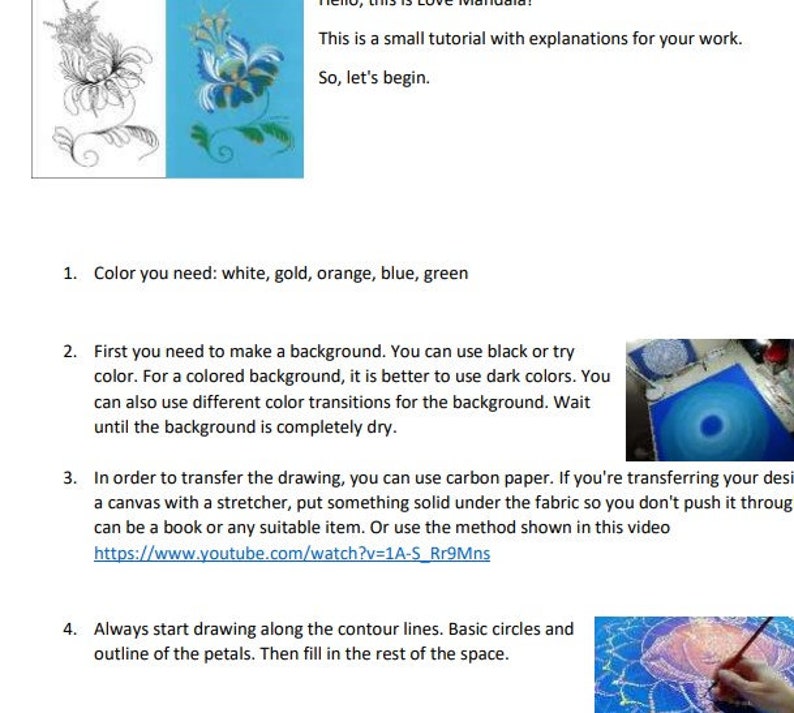 Digital Flowers Pattern. Digital Template and Design With a Book. Ukraine Art for Coloring to ...