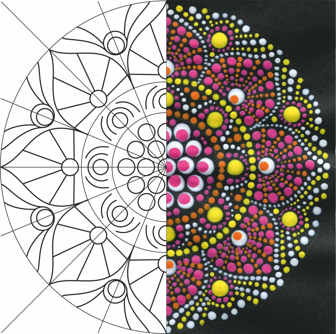 3 Digital Mandala Pattern. Digital Template and Design. - Etsy