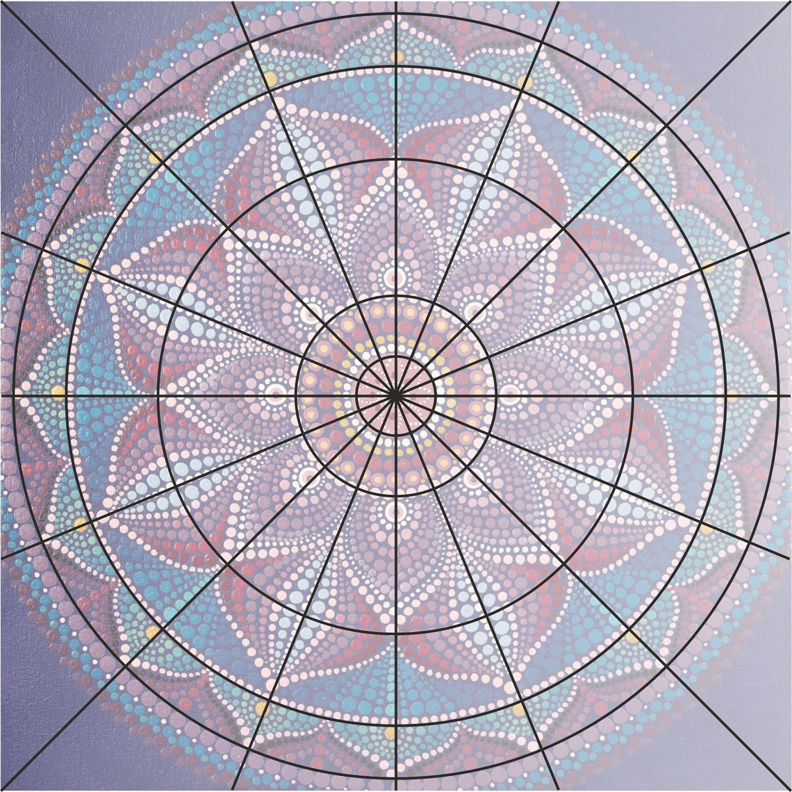 Digital Mandala Pattern. Digital Template and Design With a - Etsy