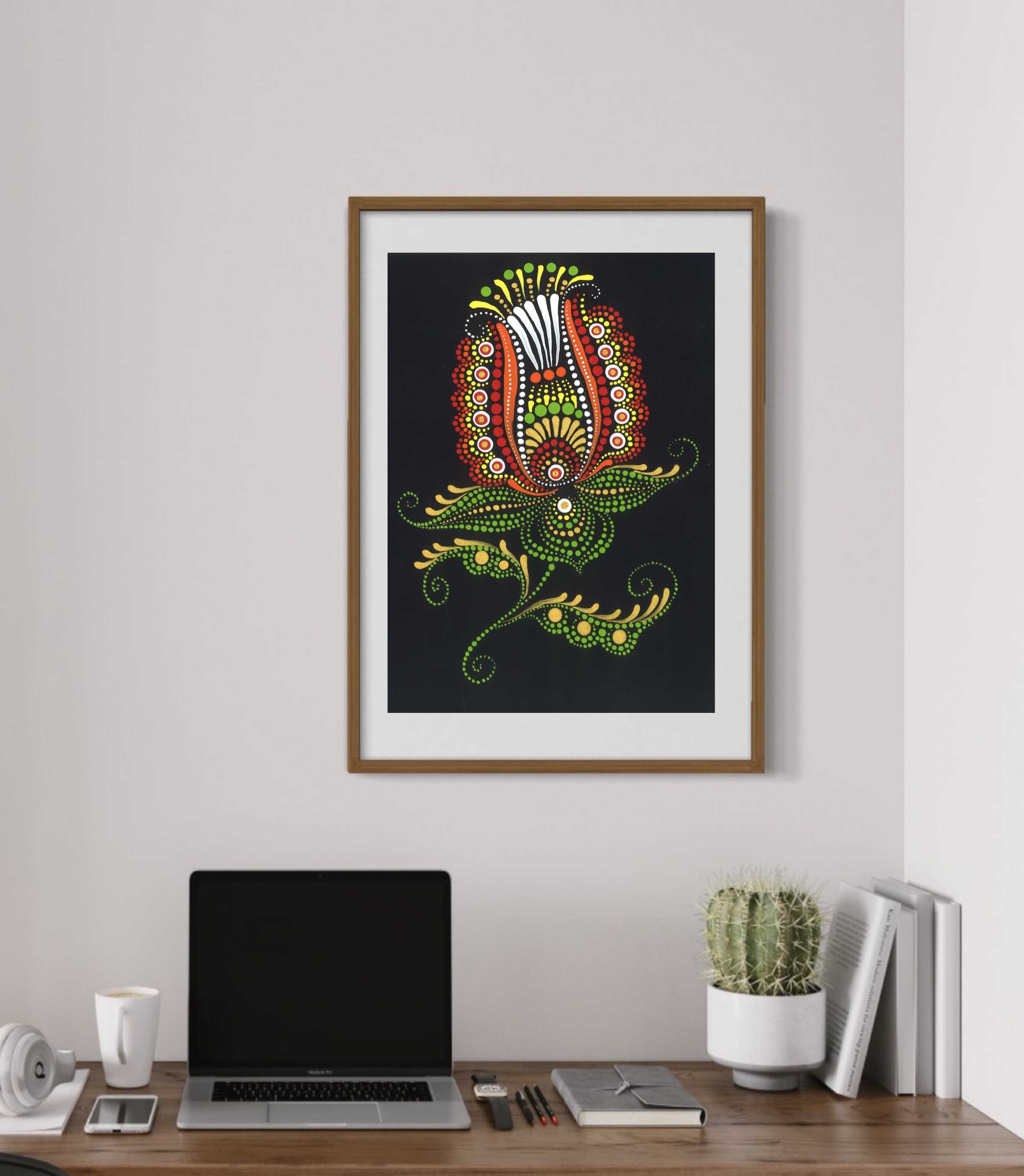 Digital Pattern. Digital Template and Design With a Book. Flowers for ...