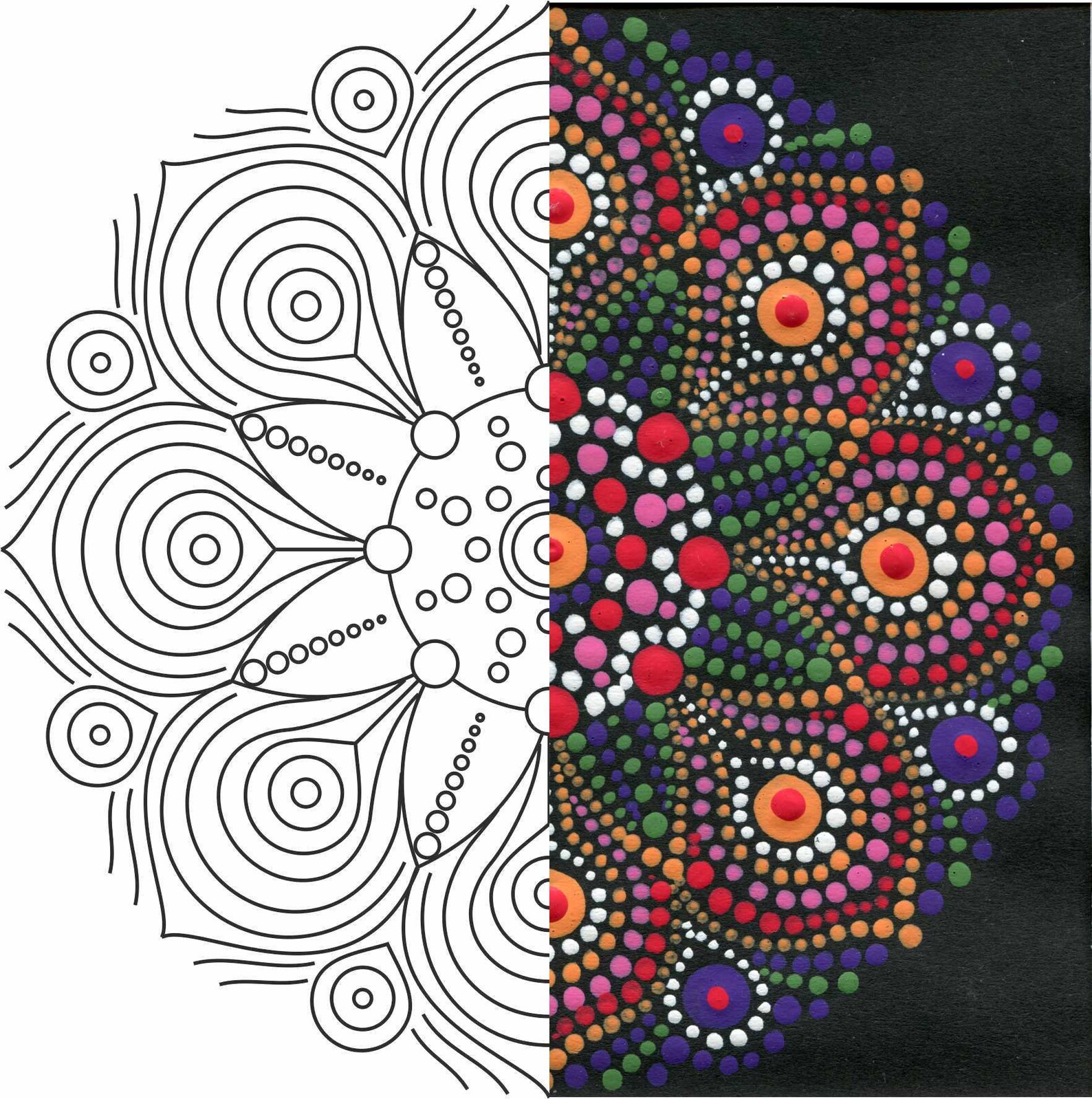 3 Digital Mandala Pattern. Digital Template and Design. Mandala for ...