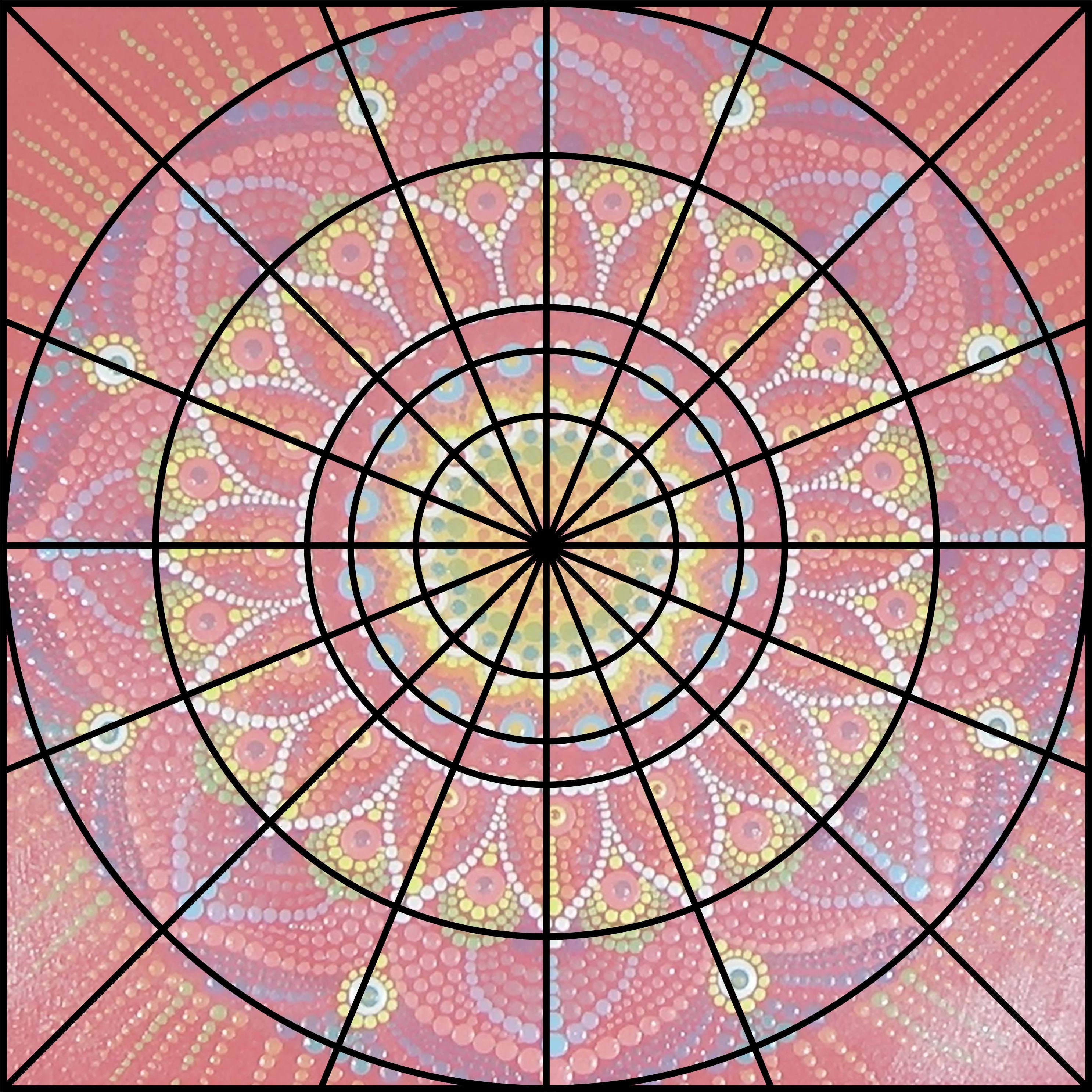 Digital Mandala Pattern. Digital Template and Design With a - Etsy