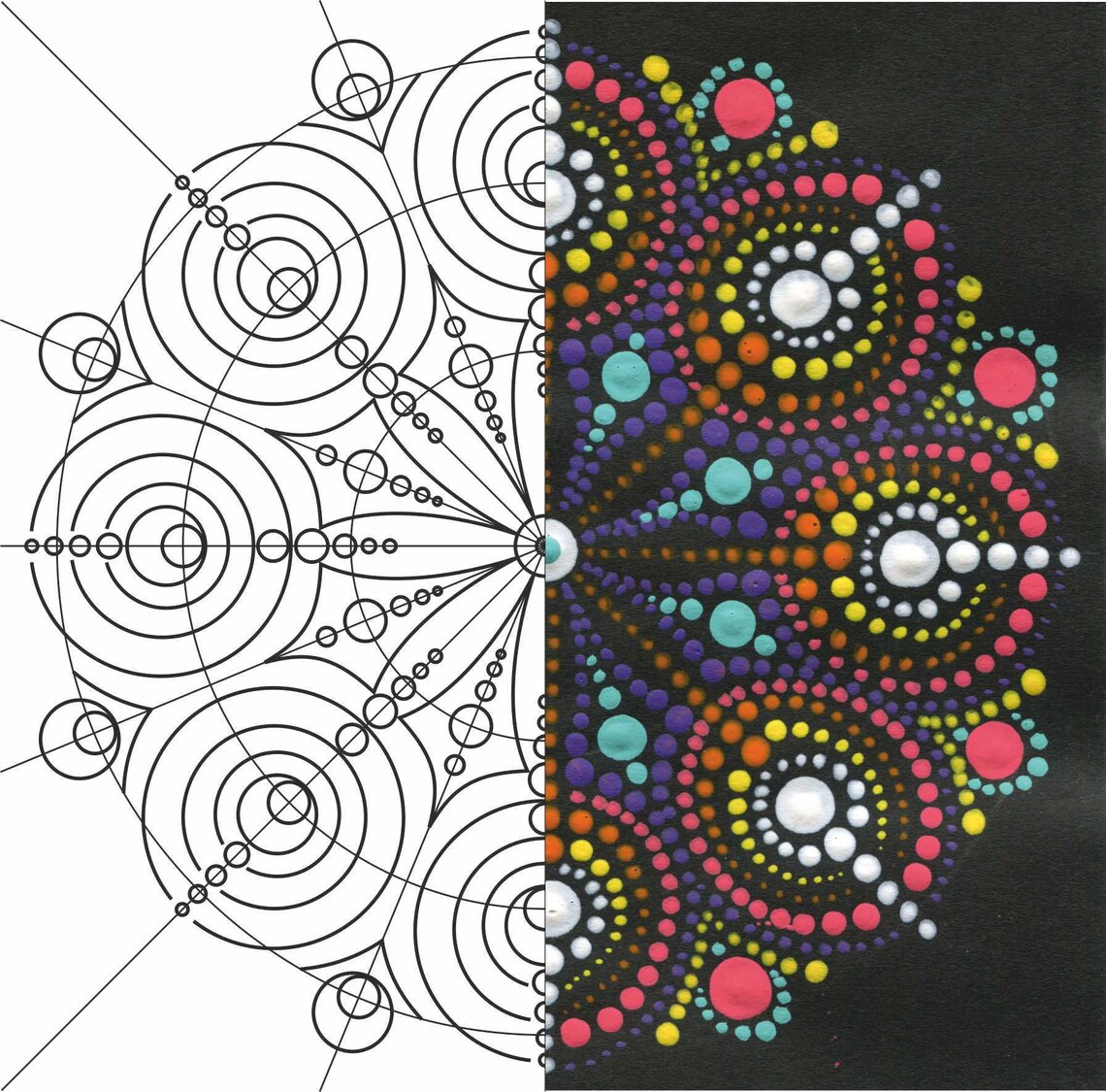 3 Digital Mandala Pattern. Digital Template and Design. - Etsy