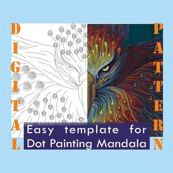 Digital Phoenix Pattern. Digital Template and Design With a - Etsy